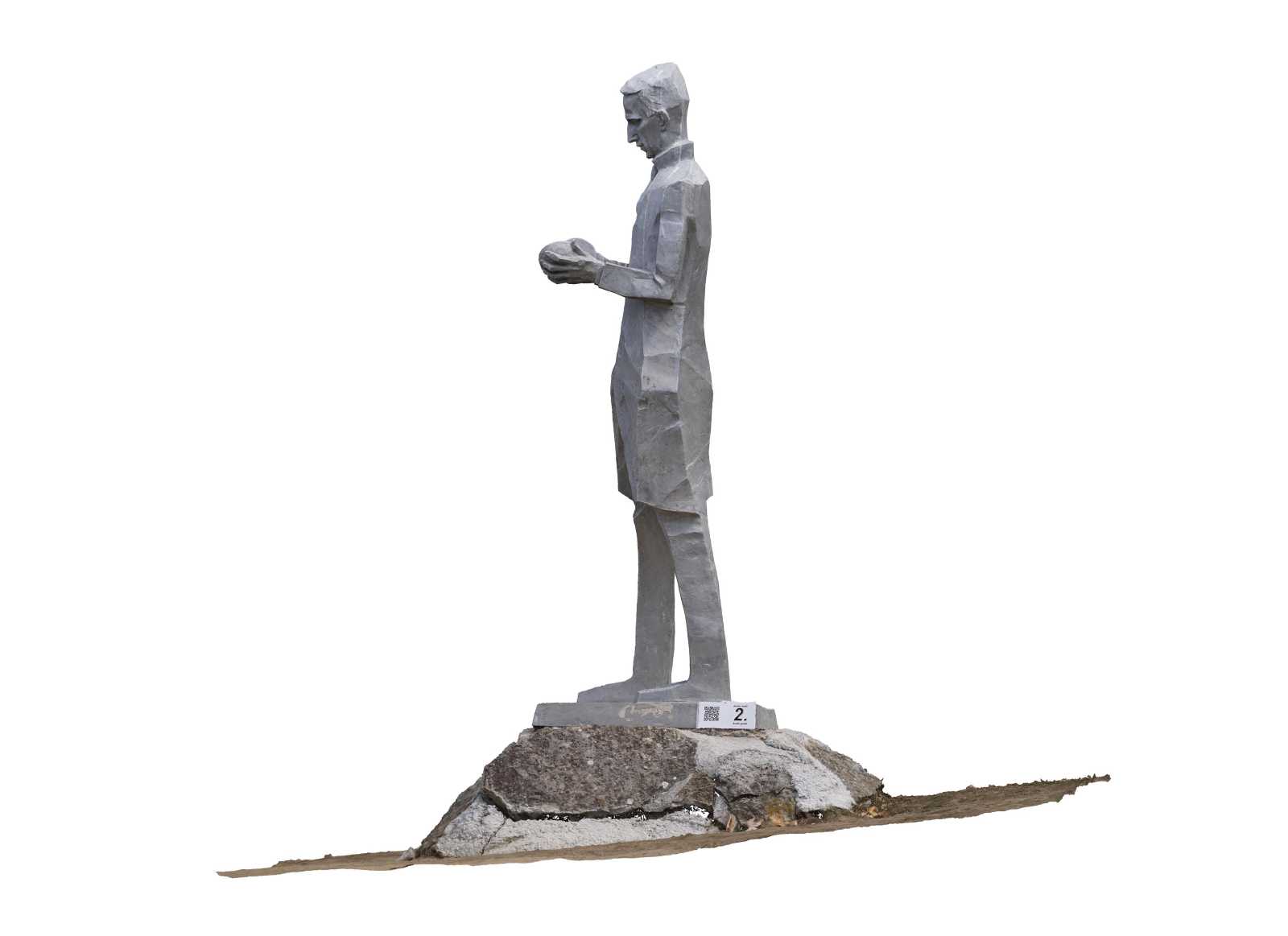 3D model of Nikola Tesla | ScanBIM Geomatik Zürich | Terrestrisches und ...